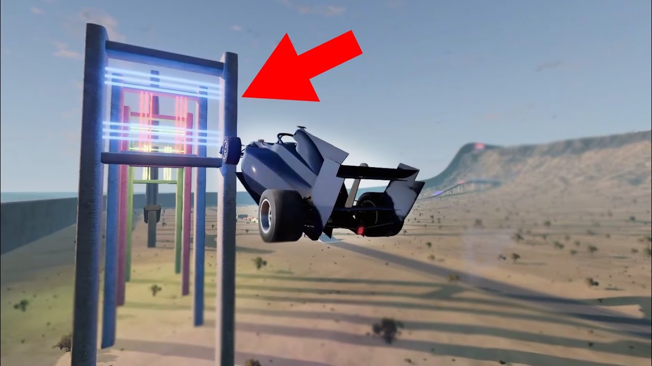High-Speed Laser Jump #2 - BeamNG Drive | DIAZ - YouTube