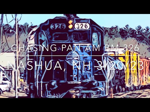 Chasing Pan Am Railways BM 326 3/20/23 - YouTube