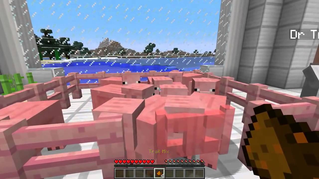 Minecraft THE MYSTERIOUS PIG MAN!! Custom Mod Adventure - YouTube