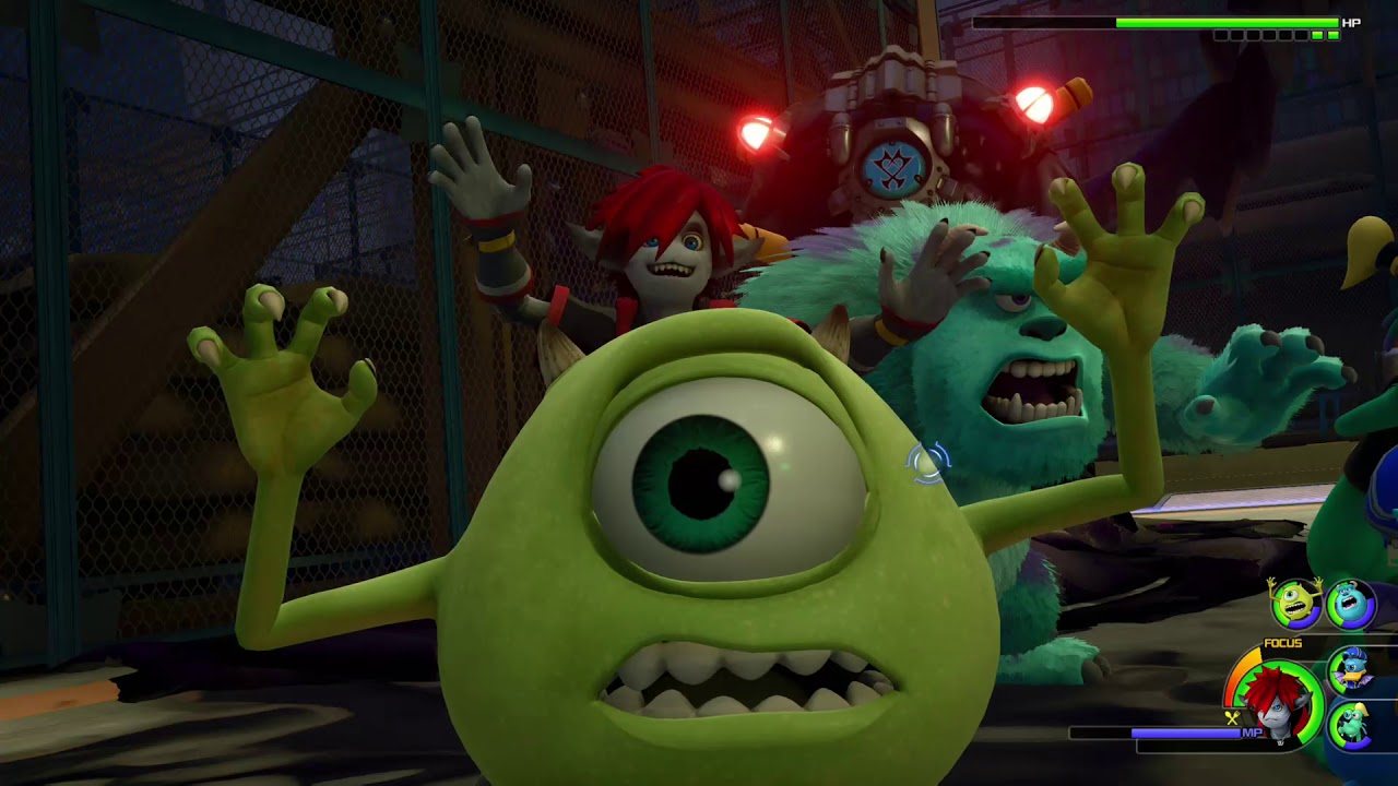 Kingdom Hearts 3: Giant Unversed Boss Fight - YouTube