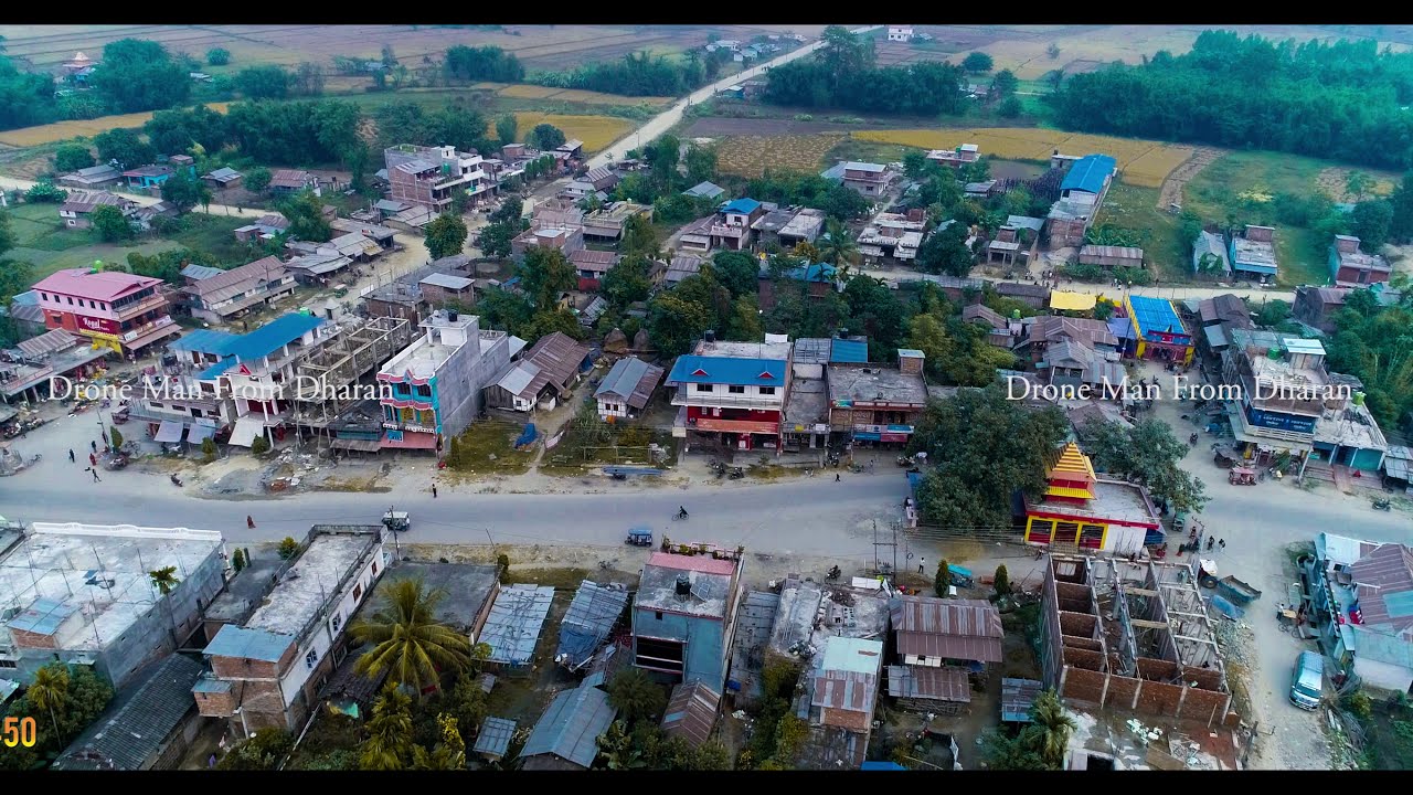 Prakashpur Sunsari Nepal Drone View - YouTube