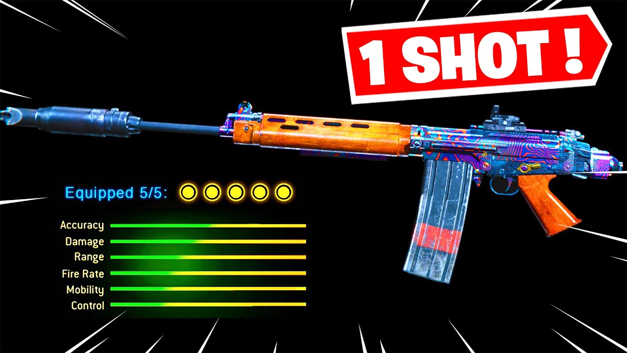 NEW 1 SHOT FAL CLASS SETUP IN MODERN WARFARE! BEST FAL CLASS ...