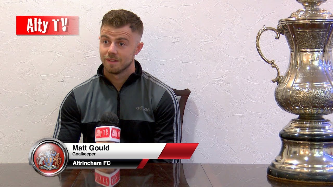 Matthew Gould Signs for Altrincham FC | Interview - YouTube