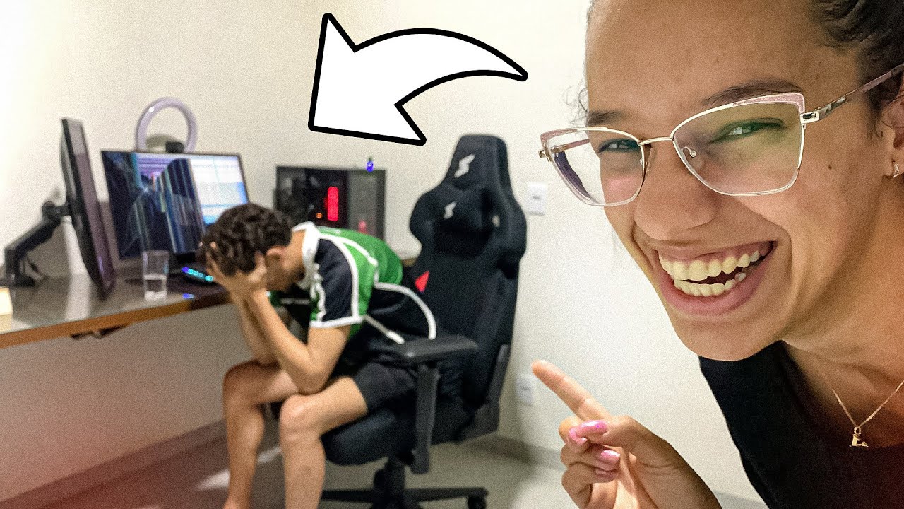 Minha Esposa Me Trollou Quebrando O Meu Computador Gamer 😭 Youtube