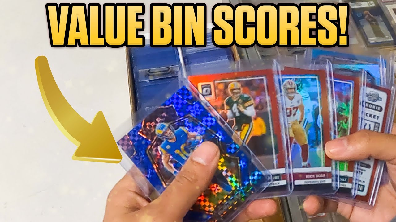 DIGGING THROUGH VALUE BINS AT MY FAVORITE LOCAL SPORTS CARD SHOW - YouTube