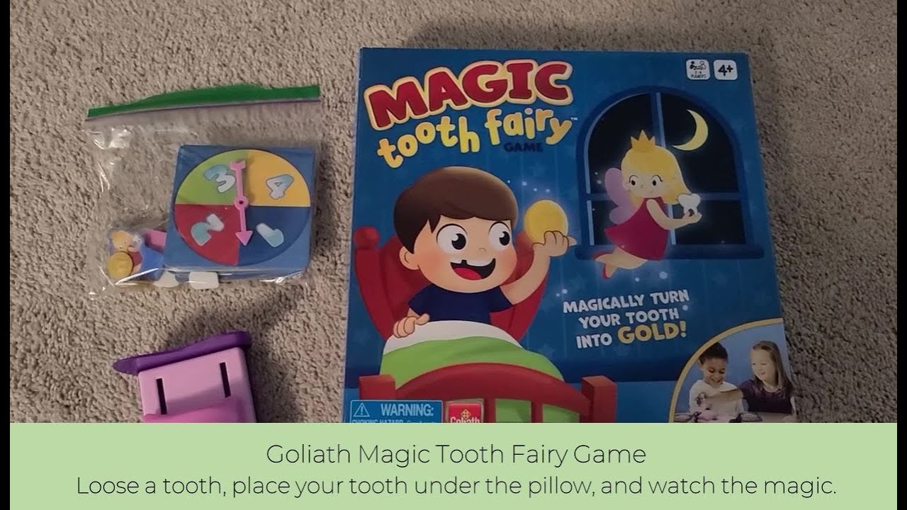 In Hand Review of Goliath Magic Tooth Fairy Game - YouTube
