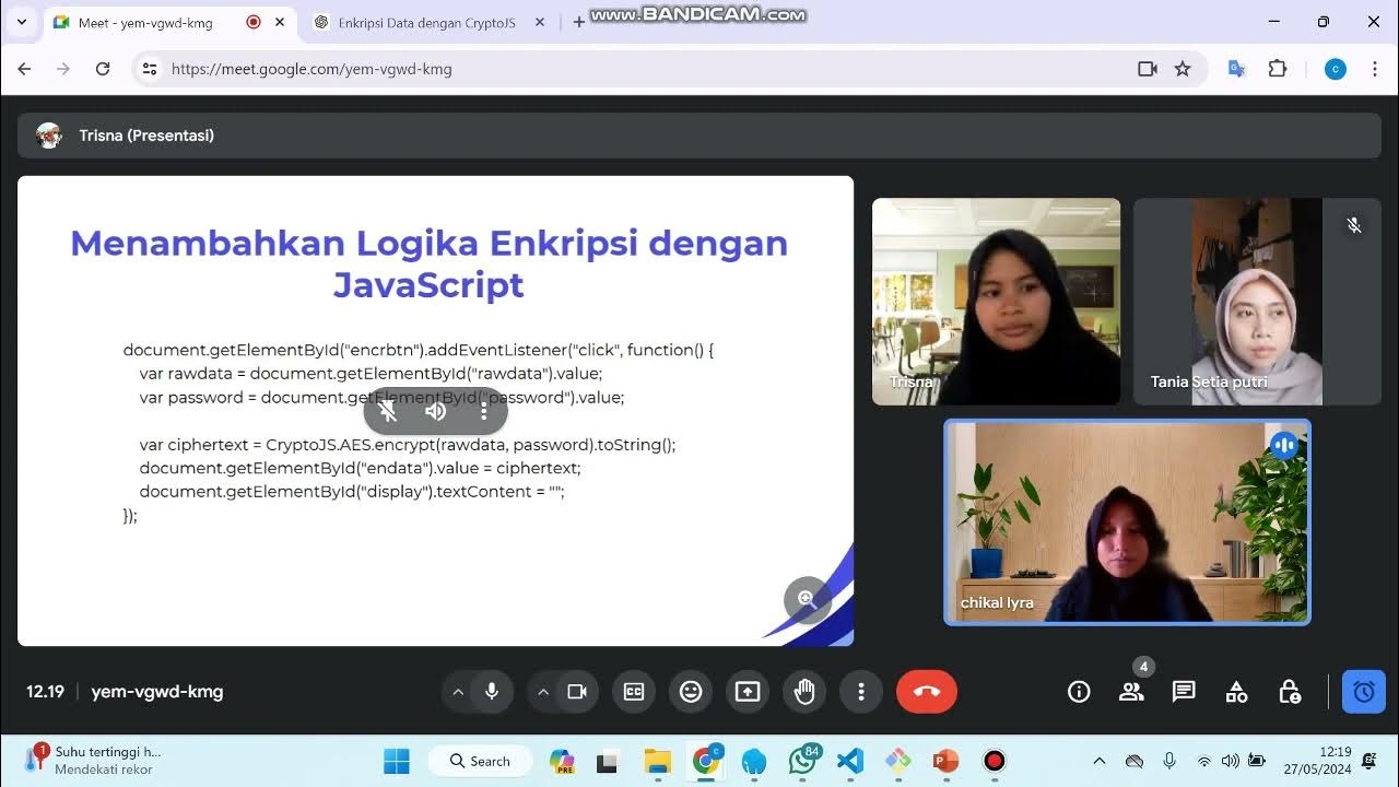 Javascript Simple Crypto App for Encryption and Decryption - YouTube