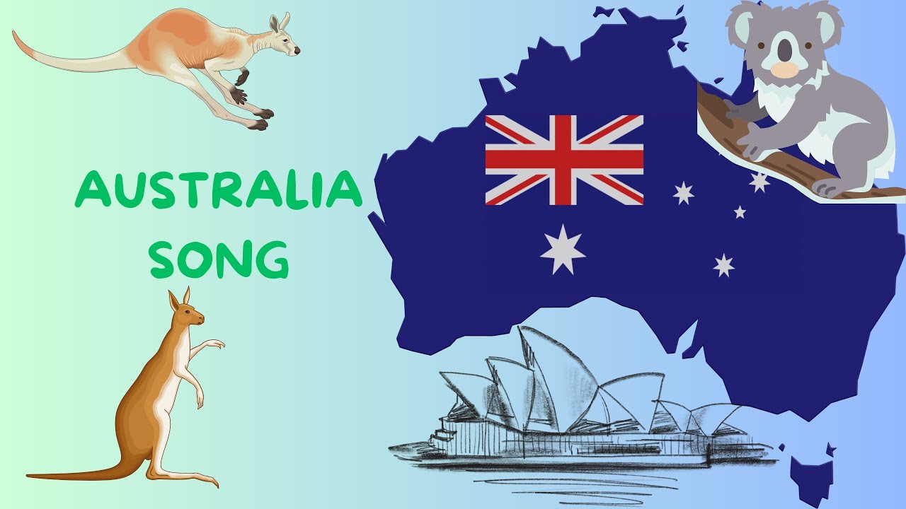 Australia Song for Kids | Fun Educational Video with Real Animals ...