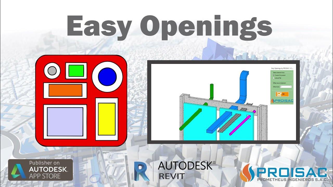 Addin Easy Openings for Revit - REVIT API BIM C# - YouTube