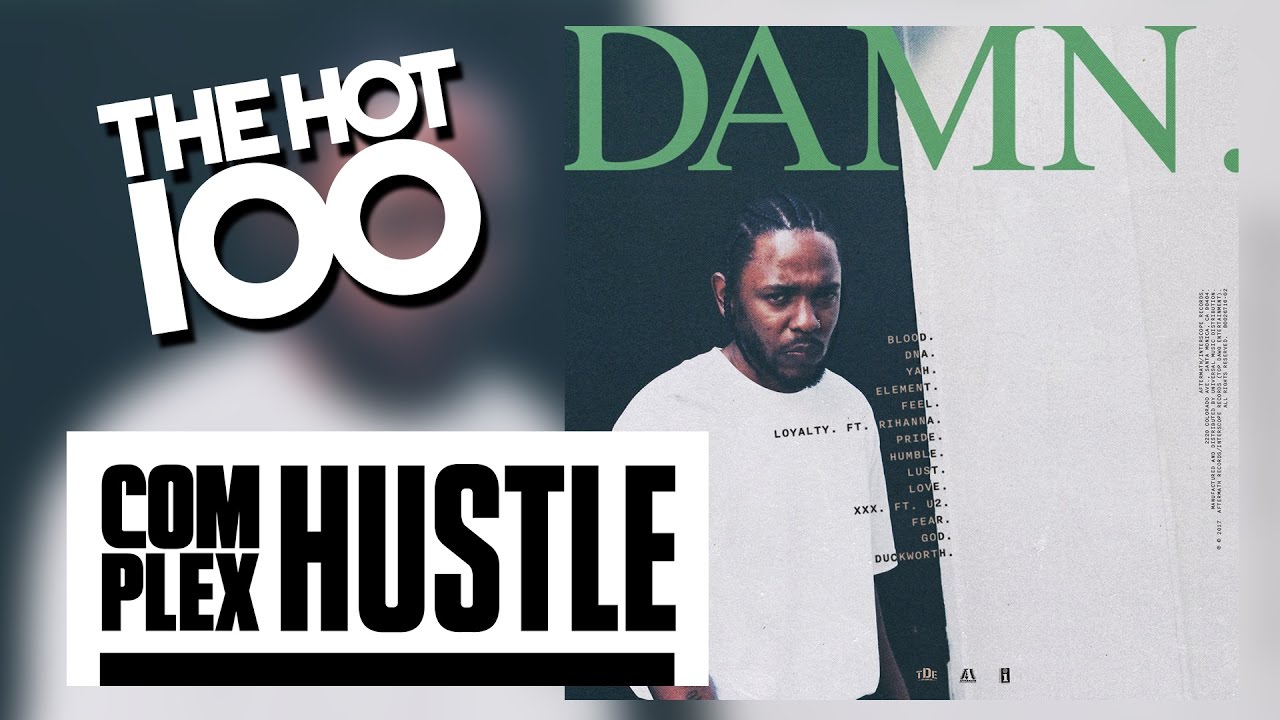 Kendrick Lamar's 'DAMN.' Has Every Track On The Billboard Hot 100 - YouTube