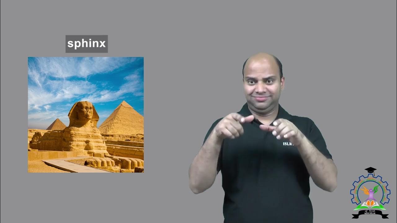 "Sphinx" : Indian Sign Language Tutorial | How to Sign - YouTube