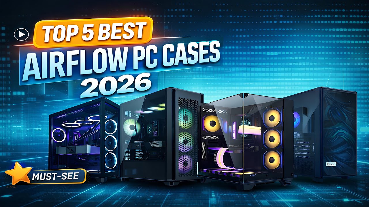 Best Airflow PC Cases 2026 | Cool Temps, Silent Performance - YouTube