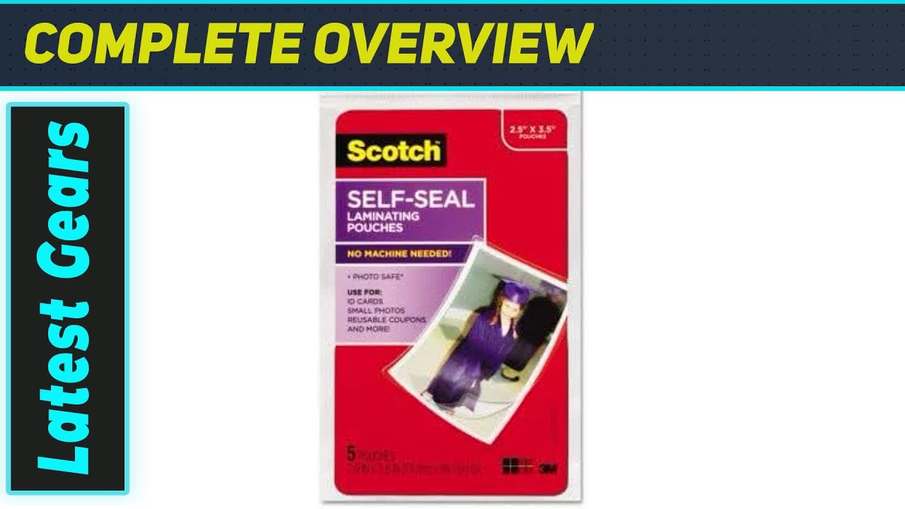 3M 2x3 Laminating Sheets: The Ultimate Photo Safe Protection! - YouTube