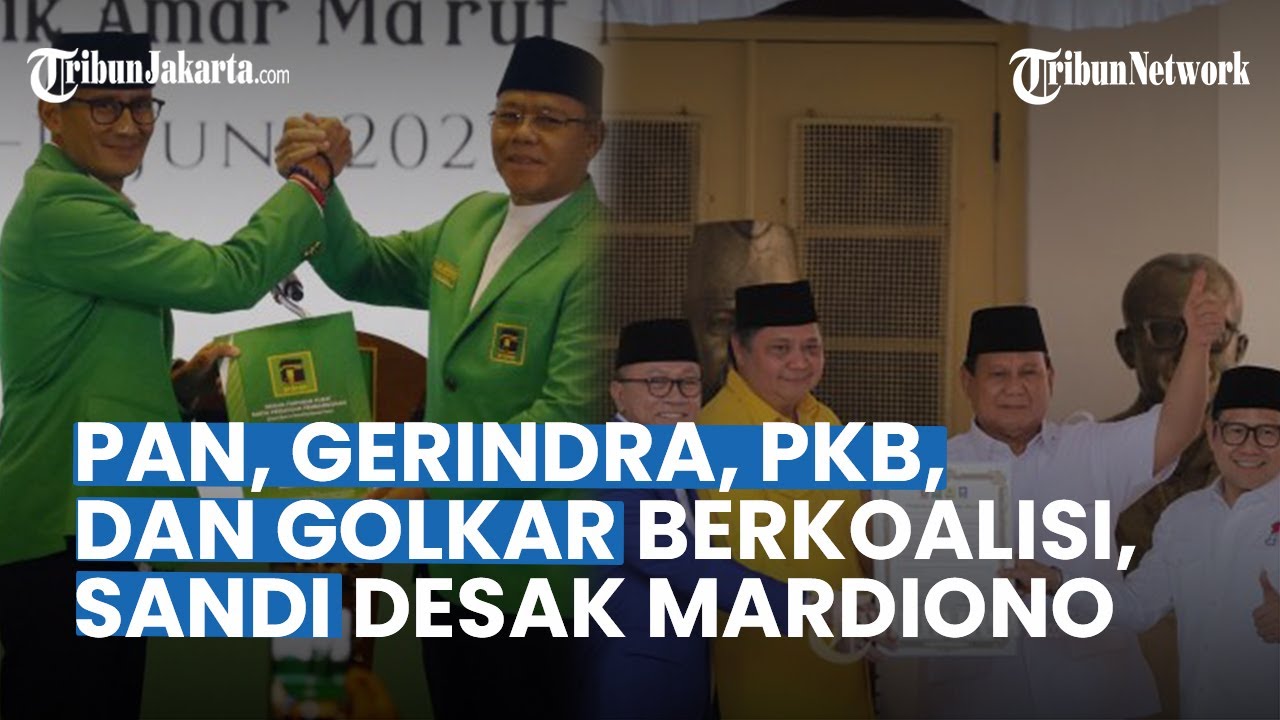 Buntut PAN, Gerindra, PKB dan Golkar Usung Prabowo, Sandiaga Bakal Desak Mardiono Konsolidasi ...