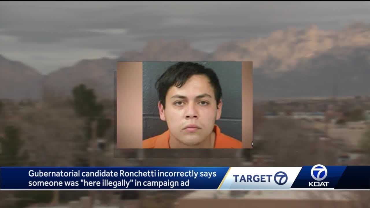 Gov. candidate Ronchetti incorrectly says murder suspect was "here ...