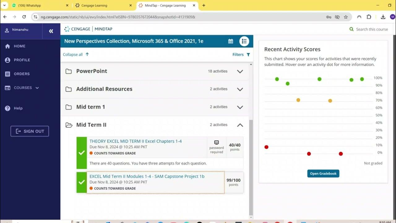 EXCEL MidTerm II Modules 1-4 SAM Capstone Project 1b | NP_EX365_2021 ...