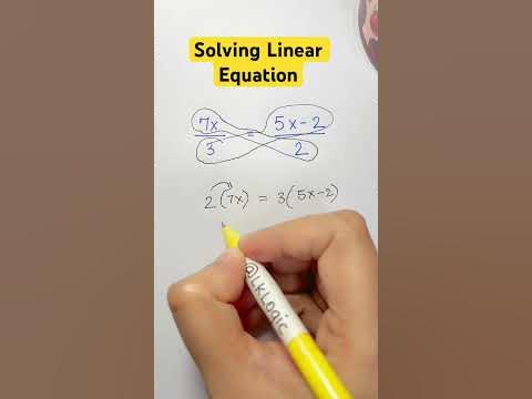 Solving Linear Equation - YouTube