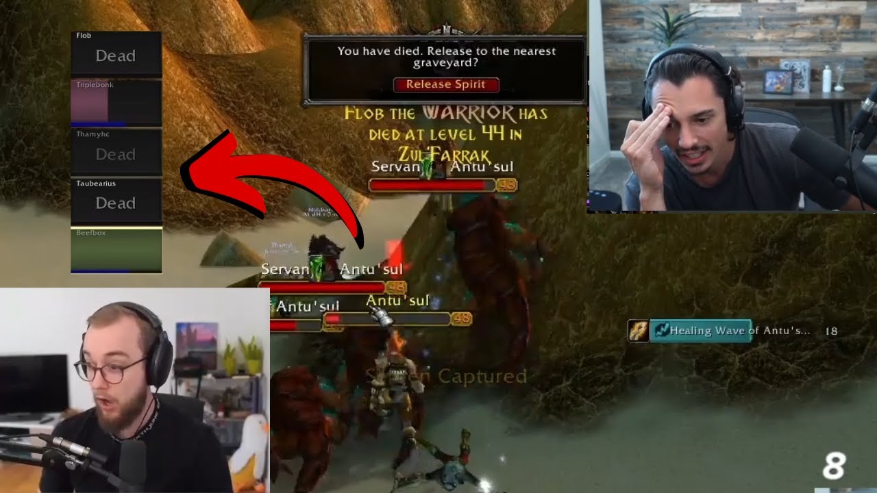 Reacting To GUZU DEATH On Hardcore CLASSIC! - YouTube