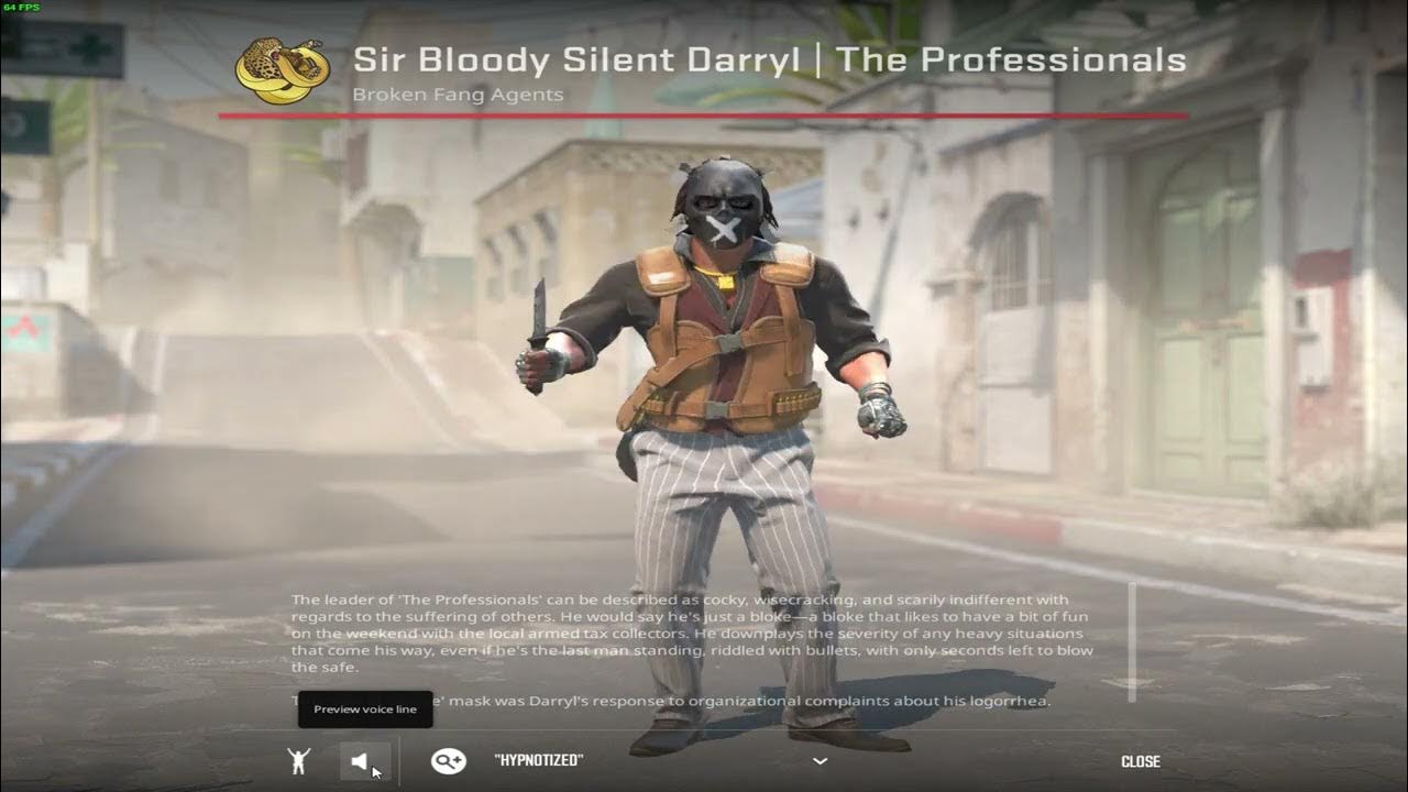Sir Bloody Silent Darryl | The Professionals \ Voice Lines - YouTube