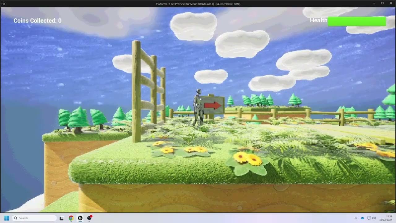 Main Menu and Pause Menu in Platformer 2.5D in Unreal Engine 5. - YouTube