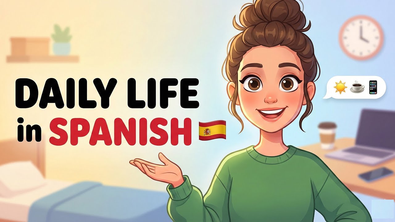 How to Talk About Your Daily Life in Spanish | Spanish Podcast. - YouTube