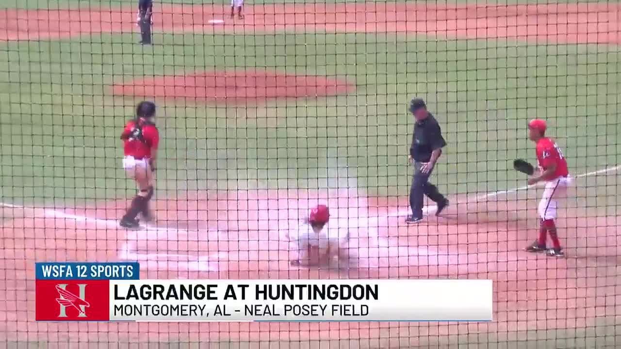 Huntingdon baseball uses big 1st inning to power past LaGrange - YouTube