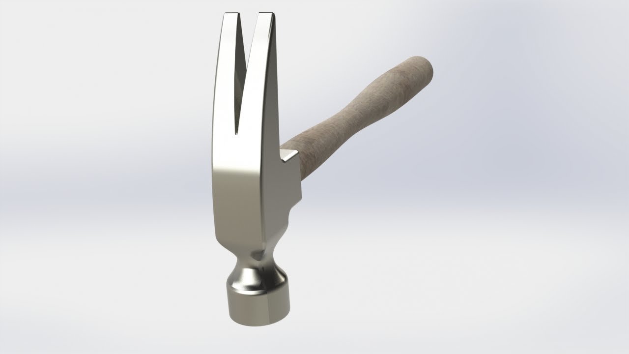 SolidWorks: Hammer - YouTube