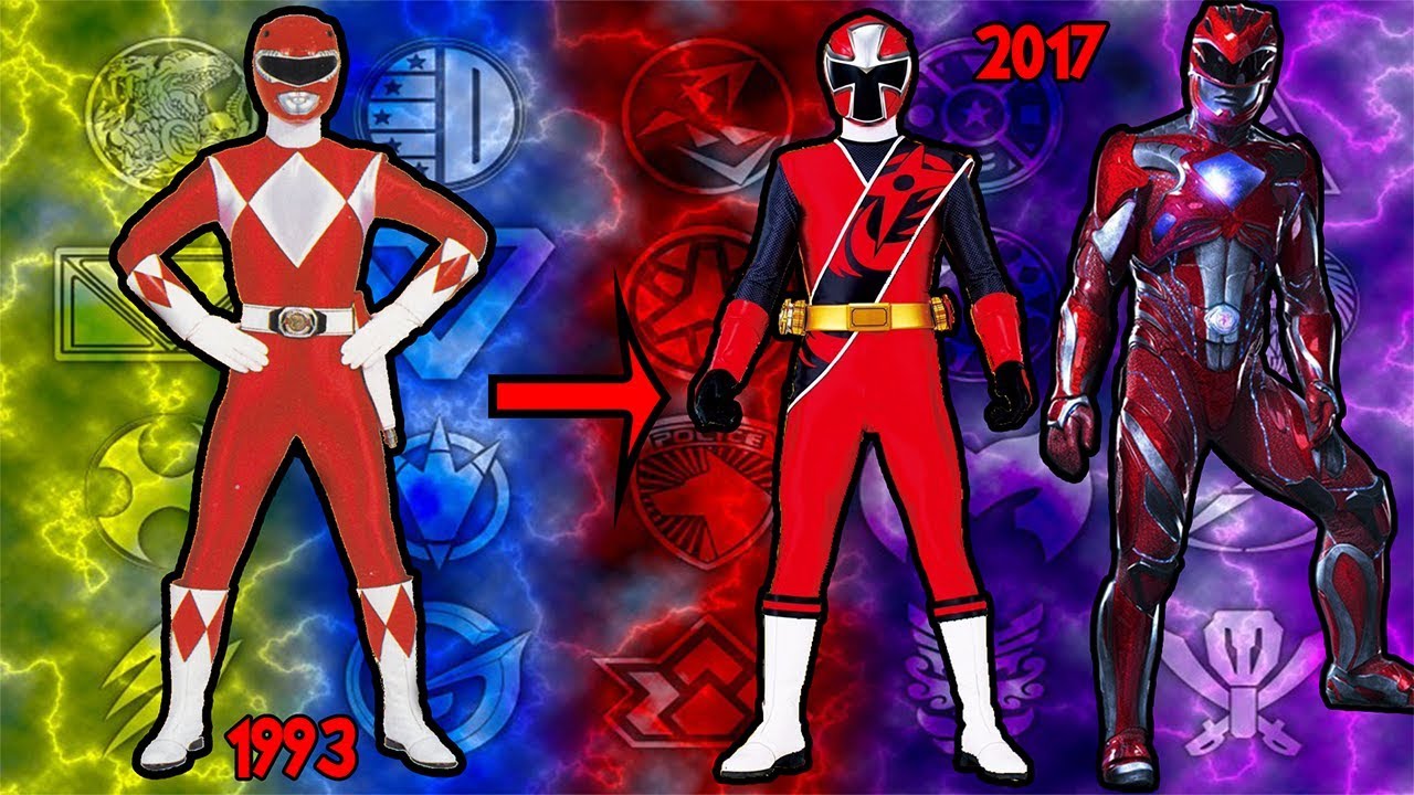 Power Rangers Generations 1993 - 2017 (Including 2017's Movie) - YouTube