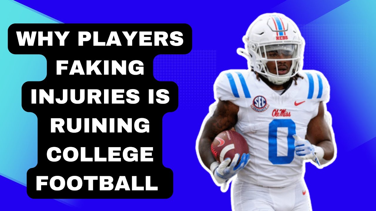 Why players faking injuries is ruining College Football - YouTube