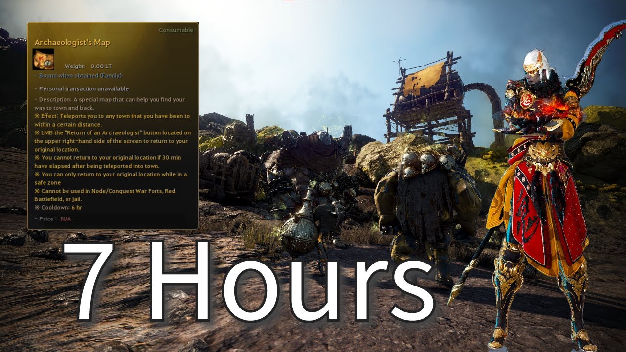 Archeologist Map Complete! | Black Desert Ironman - YouTube