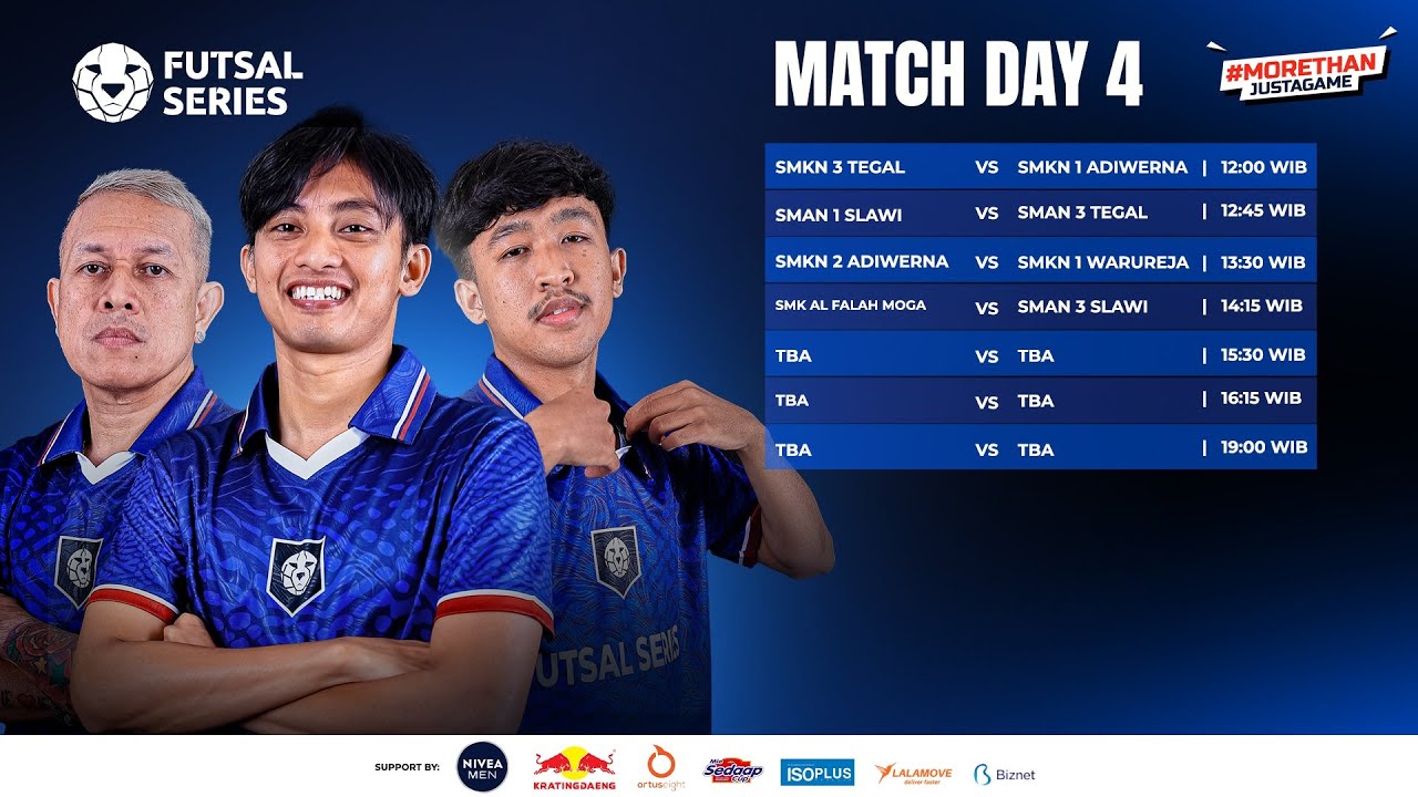 SMKN 2 Adiwerna vs SMKN 1 Warueja | Quarter Final 3 | Futsal Series ...