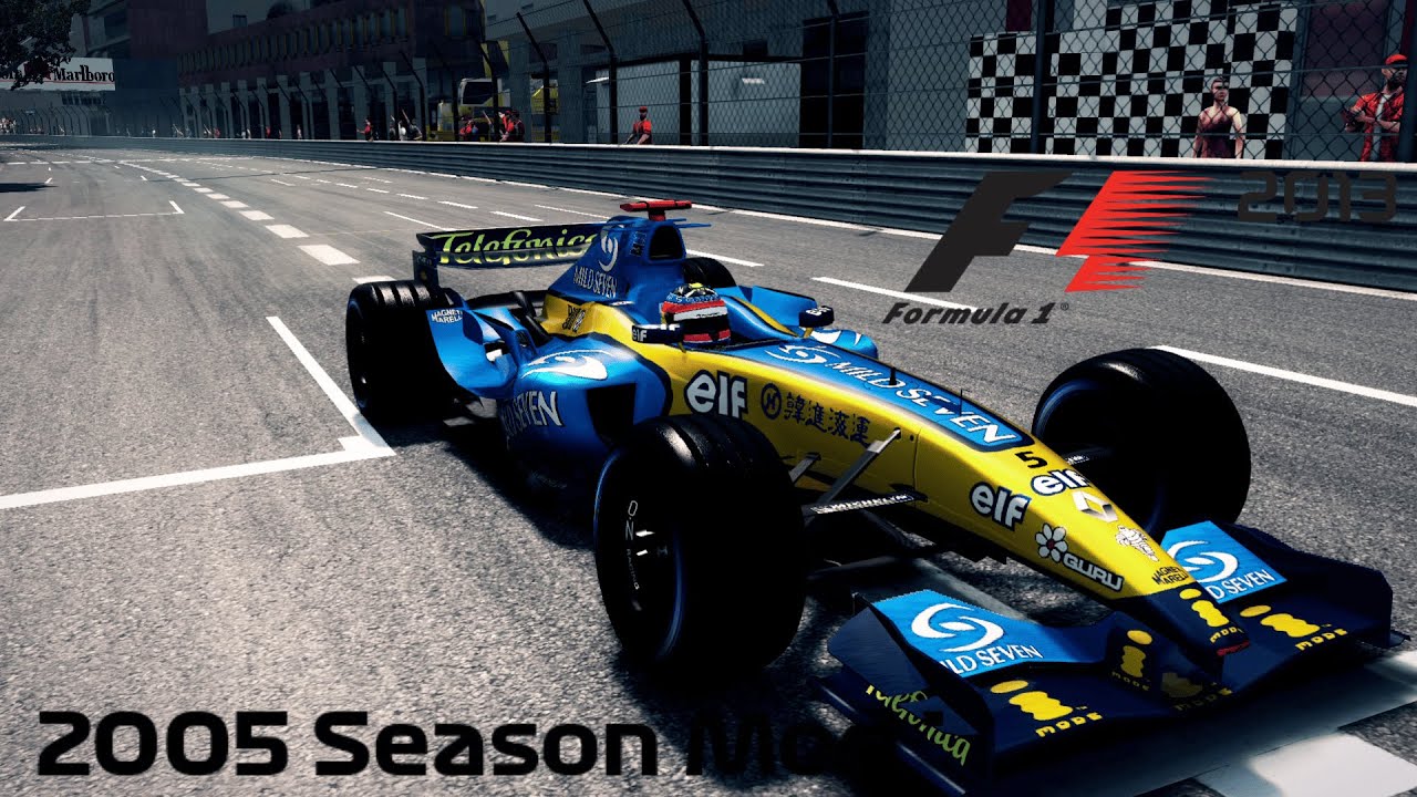 How to download F1 2013 - 2005 season mod ( PORTUGUESE CC) - YouTube