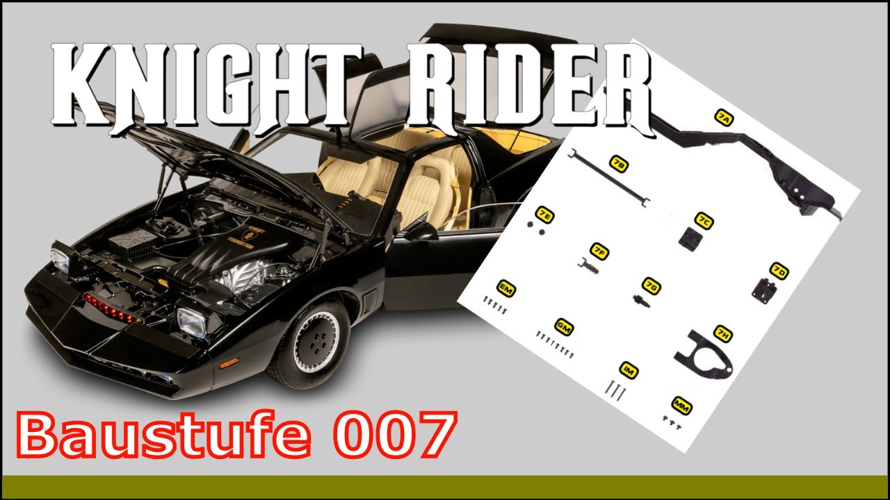 Knight Rider - K.I.T.T. - Funktions Modell 1:8 selber bauen - 007 - YouTube