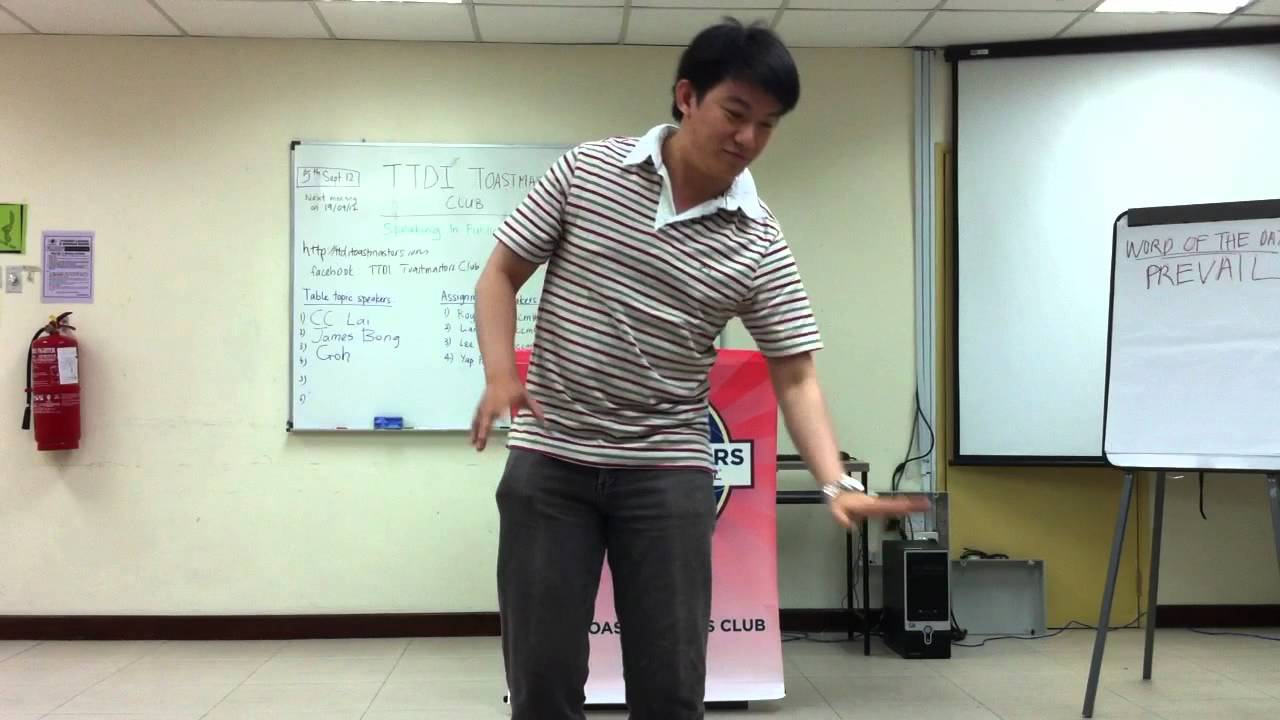 20120905 TTDI Toastmasters: Table Topics Session - YouTube