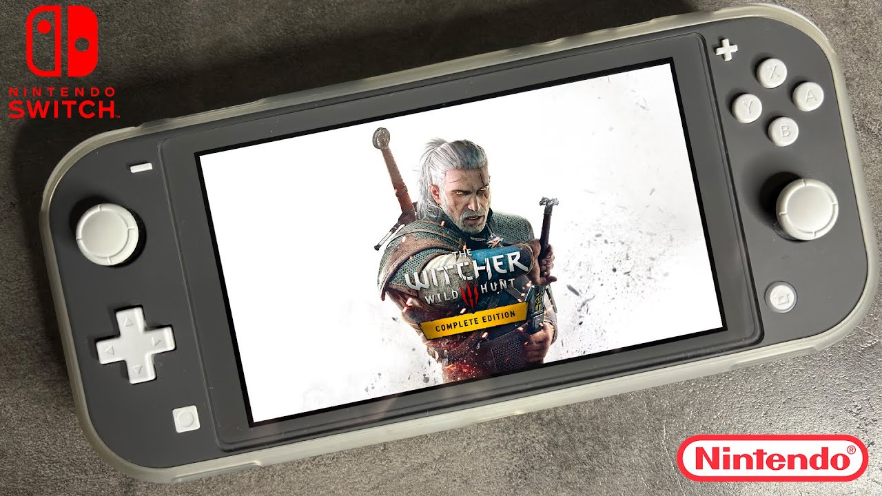 The Witcher 3: Wild Hunt Nintendo Switch Lite Gameplay - YouTube