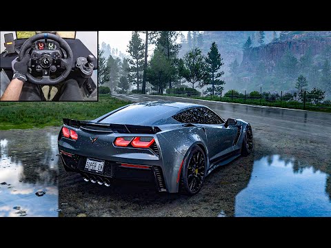 Chevrolet Corvette Z06 1000HP - Forza Horizon 5 | Logitech G923 Steering Wheel