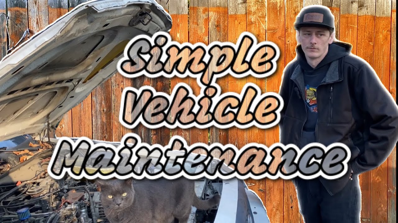 Simple vehicle maintenance - YouTube