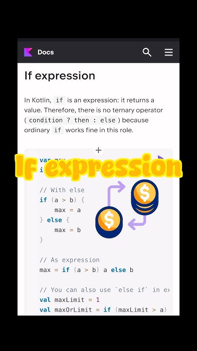 Kotlin If expression 🤔💭 #shorts #if #kotlin - YouTube