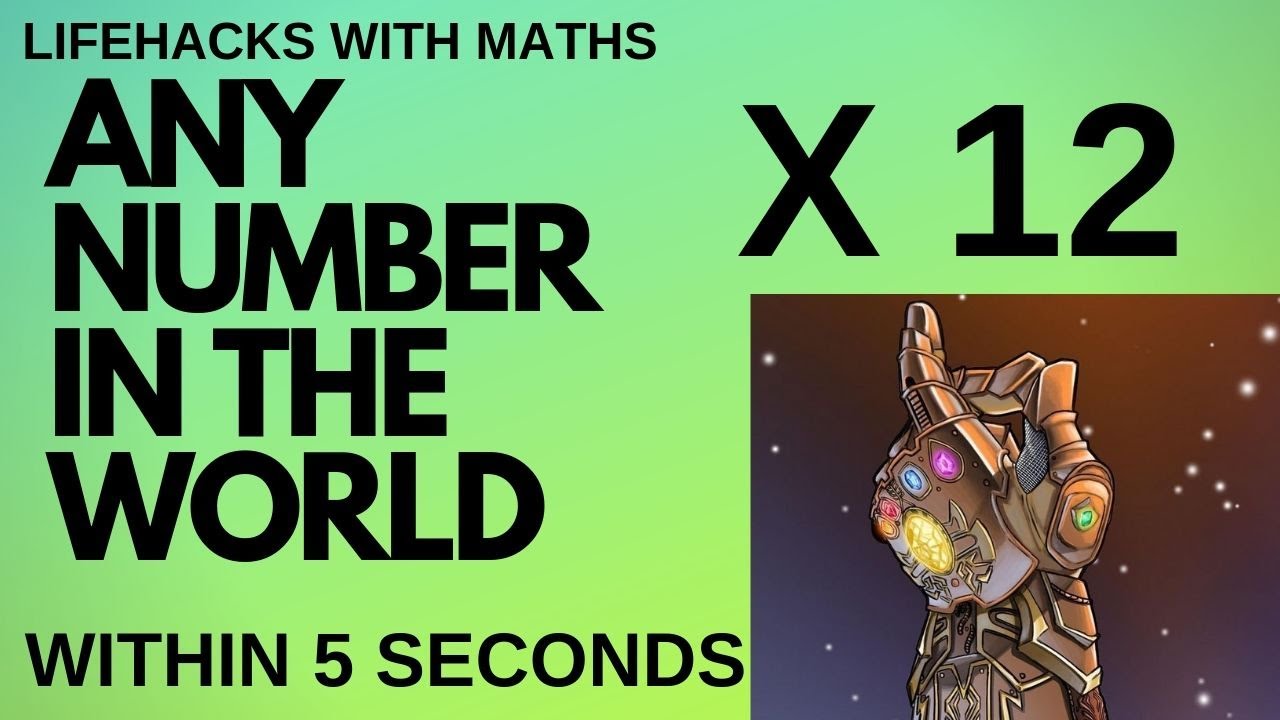 MATHS | ANY NUMBER MULTIPLY BY 12 | LIFEHACKS WITH MATHS - YouTube