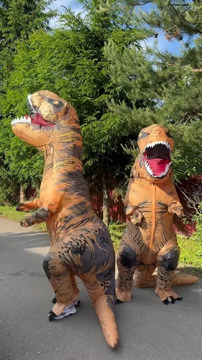 Костюм динозавра Тирекса🦖 Смеялись два дня, костюмы безумно смешные и ...