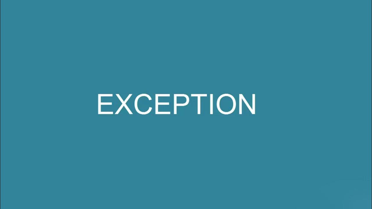 Mastering Python Exception Handling: Try, Except, Finally Explained - YouTube