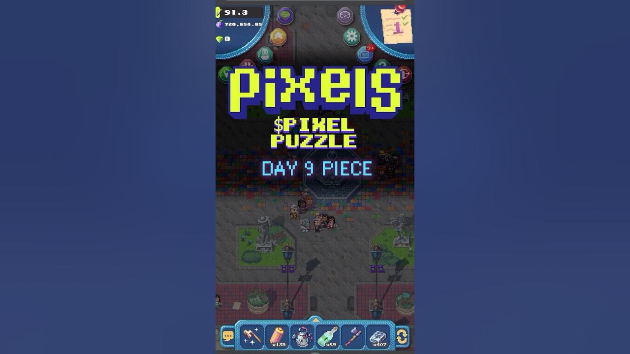Pixels xyz - Piece of the $PIXEL Puzzle - 9th Piece #pixelsxyz - YouTube
