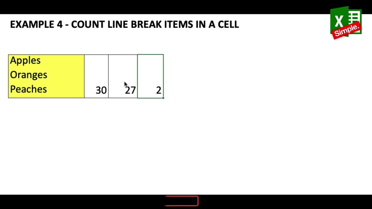 Count Line Breaks Instantly With This Excel Trick YouTube Count Line Breaks Instantly With This Excel Trick YouTube