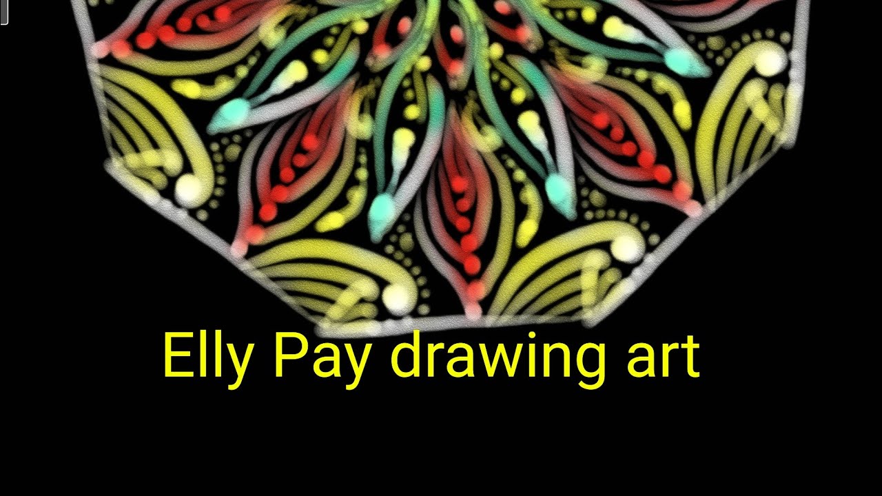 Elly Pay drawing art. #ellypay #colored_canvas - YouTube