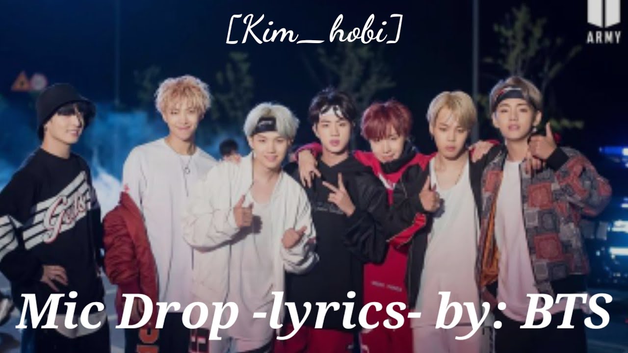 Mic Drop -lyrics- by:BTS [letra en español] - YouTube
