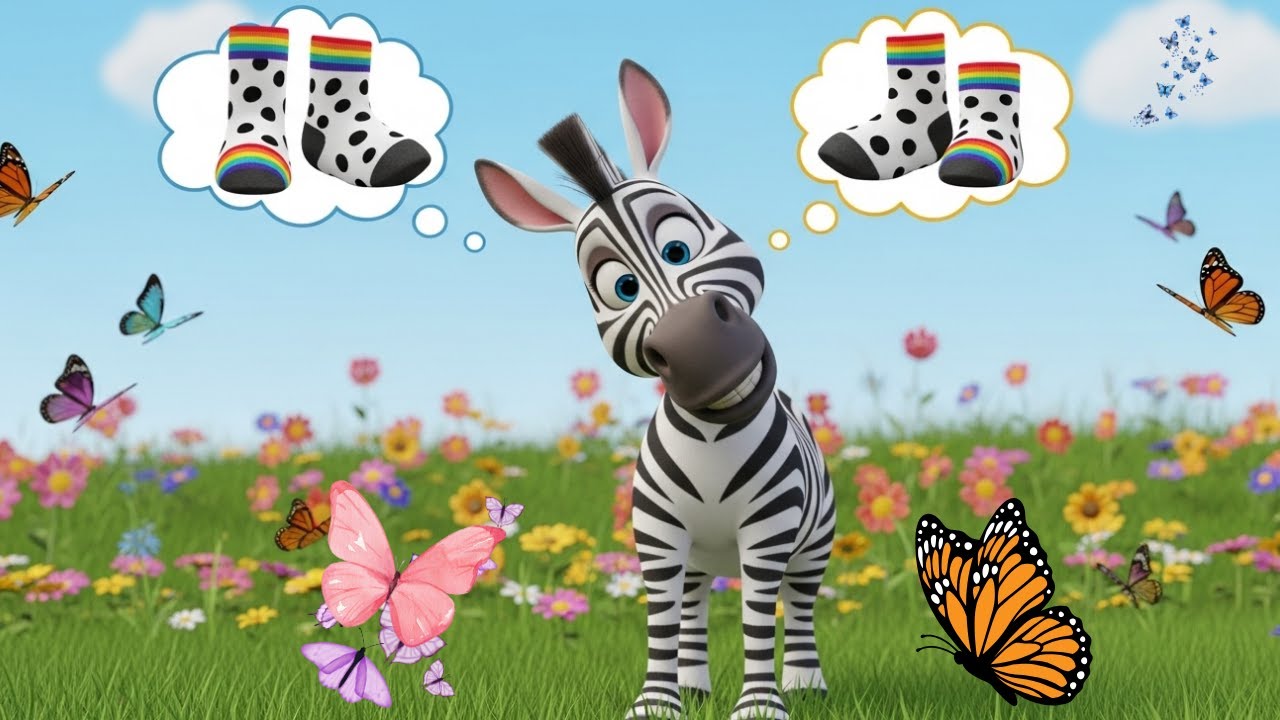 Zara the Zebra Rhyme + More Videos | Animal Songs for Kids | Learning ...