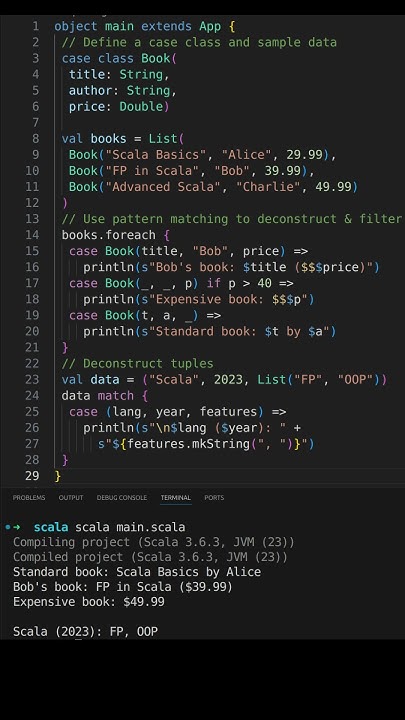 Scala Pattern Matching: Deconstruct Case Classes and Tuples Effortlessly - YouTube