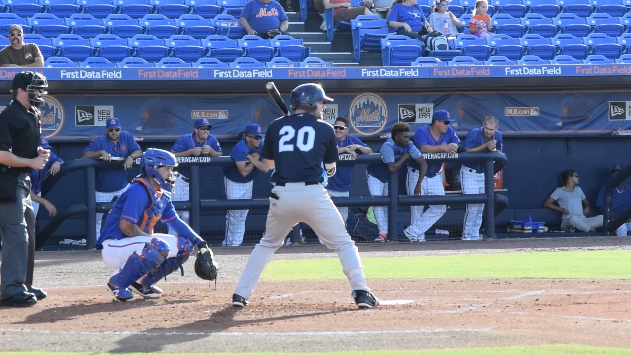 Rays Prospect Ryan Boldt Hit HD - YouTube