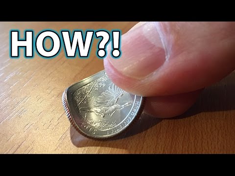 How To Bend A Coin Magic Trick