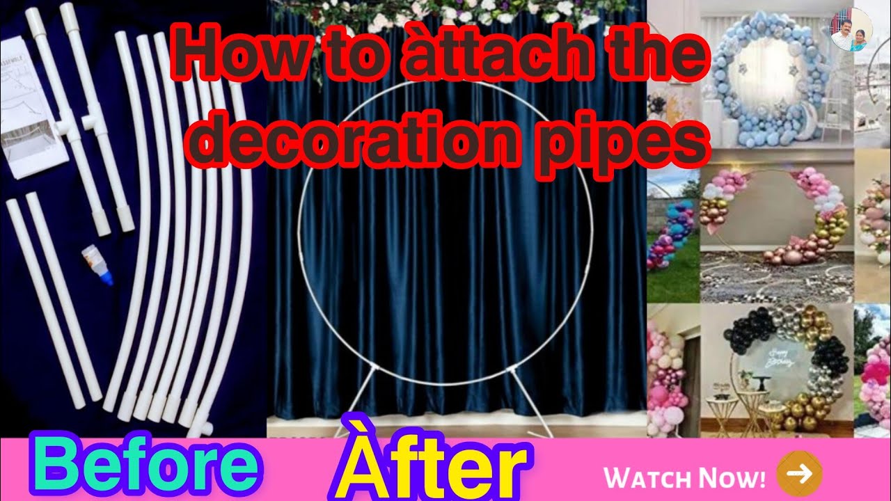 How to make a simple 𝗣𝗩𝗖 support 𝗥𝗜𝗡𝗚 for 𝗕𝗮𝗹𝗹𝗼𝗼𝗻 𝗮𝗿𝗰𝗵 or 𝗥𝗼𝘂𝗻𝗱 ...